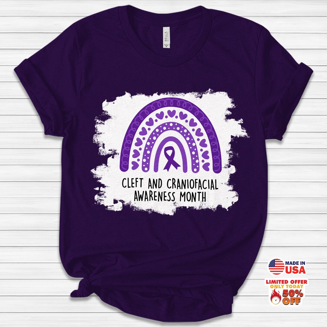 Cleft and Craniofacial Awareness Shirt,cleft and Craniofacial Fighters ...
