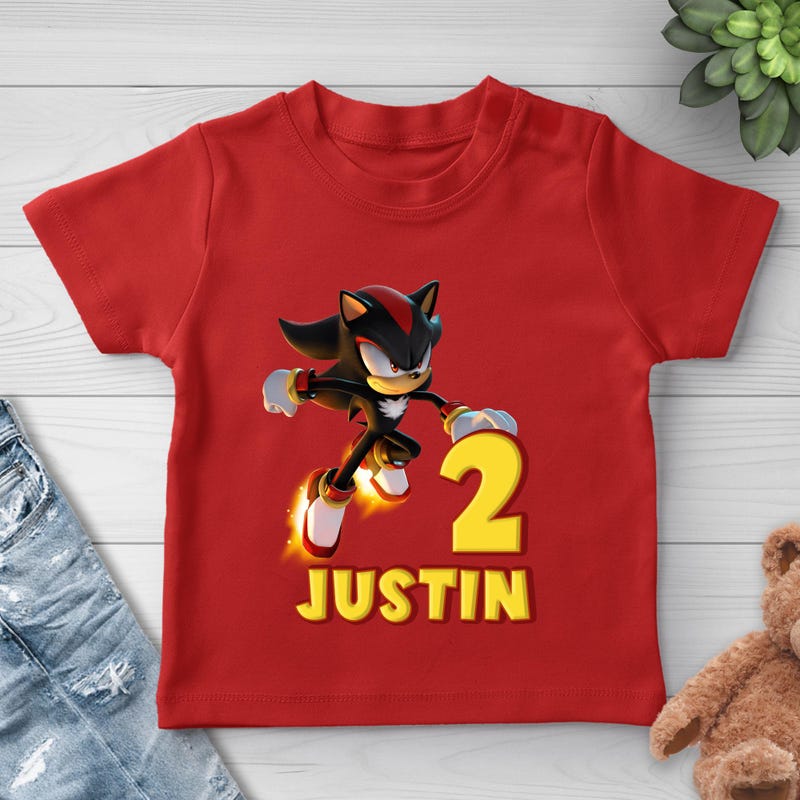 Shadow the Hedgehog Shirt - Etsy