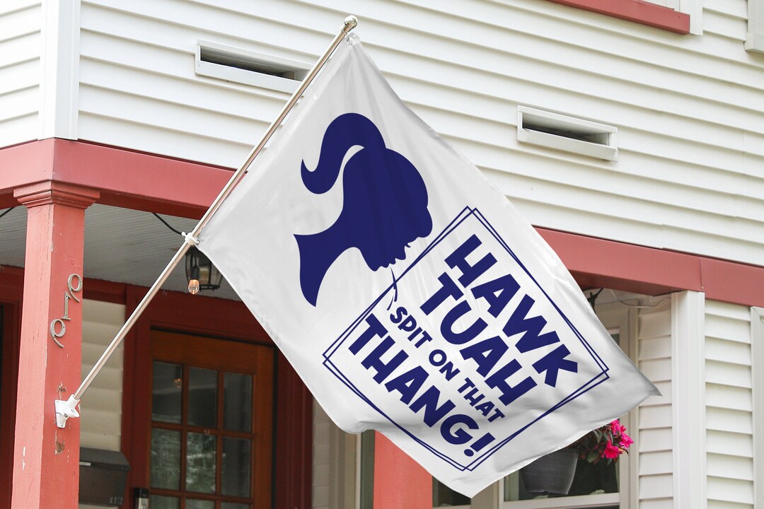 Hawk Tuah Flag/spit on That Thing Girl/hawk Tuah 2024 Spit on That ...