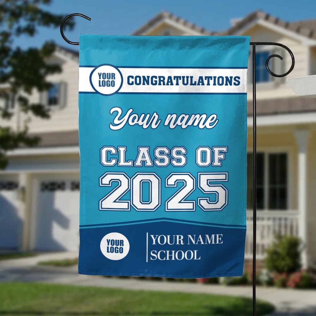 Custom Graduation Flag, Graduate Yard Sign, College Grad Flag,college ...