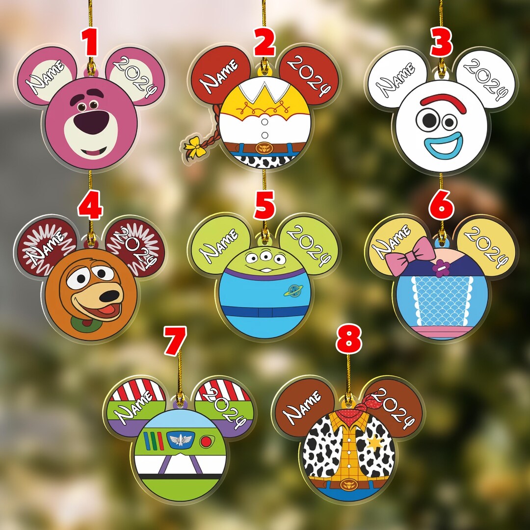 Personalized Disney Pixar Toy Story Christmas Ornament, Custom Name Toy ...