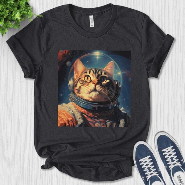 Space Cat Shirt - Etsy