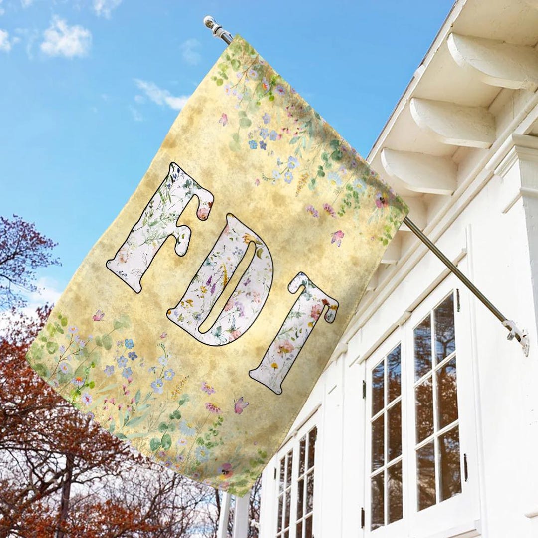 FDT Flag Anti Trump Flower Flag Subtle Feminist Flag Progressive ...
