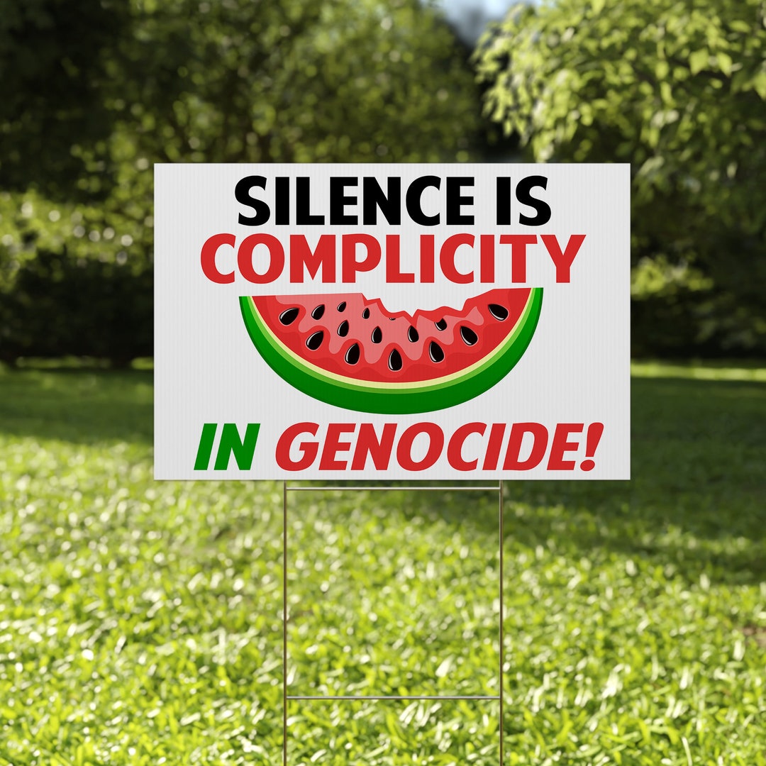 Palestine Lawn Sign, Palestine Watermelon,free Palestine Protest,brand ...