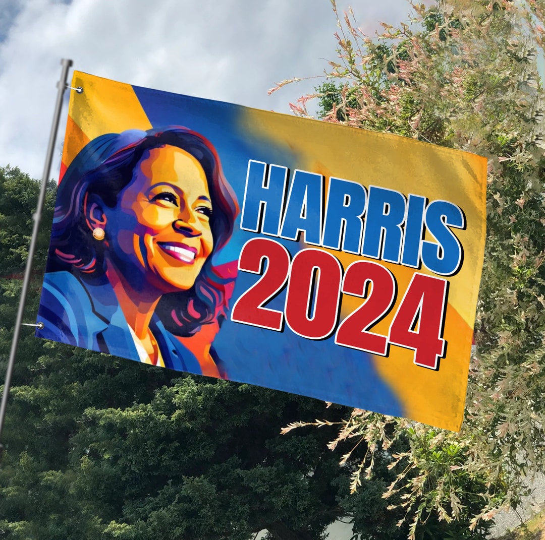 Kamala Harris for President 2024 House Flag, Harris Support Flag ...