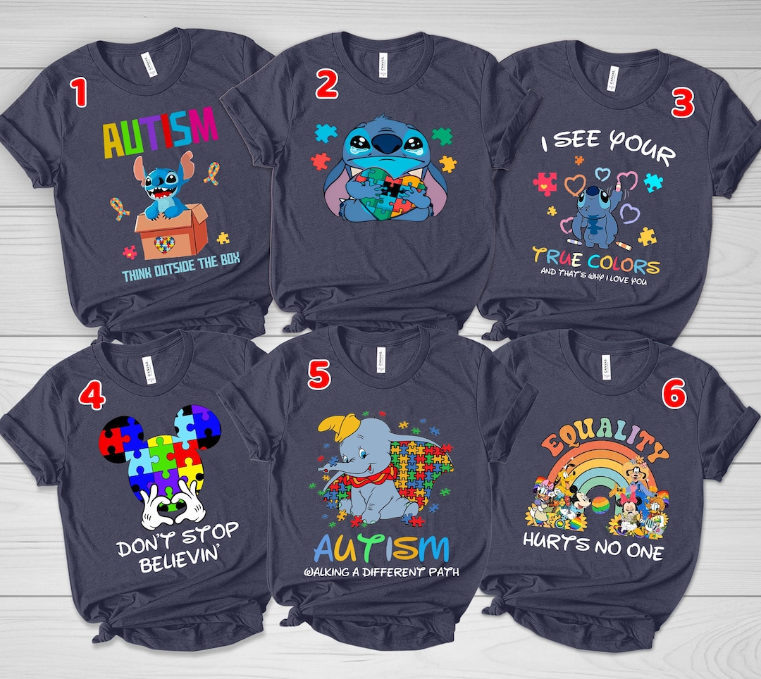 Autism Awareness Disney Shirt, Equality Hurts No One Shirt, Rainbow ...