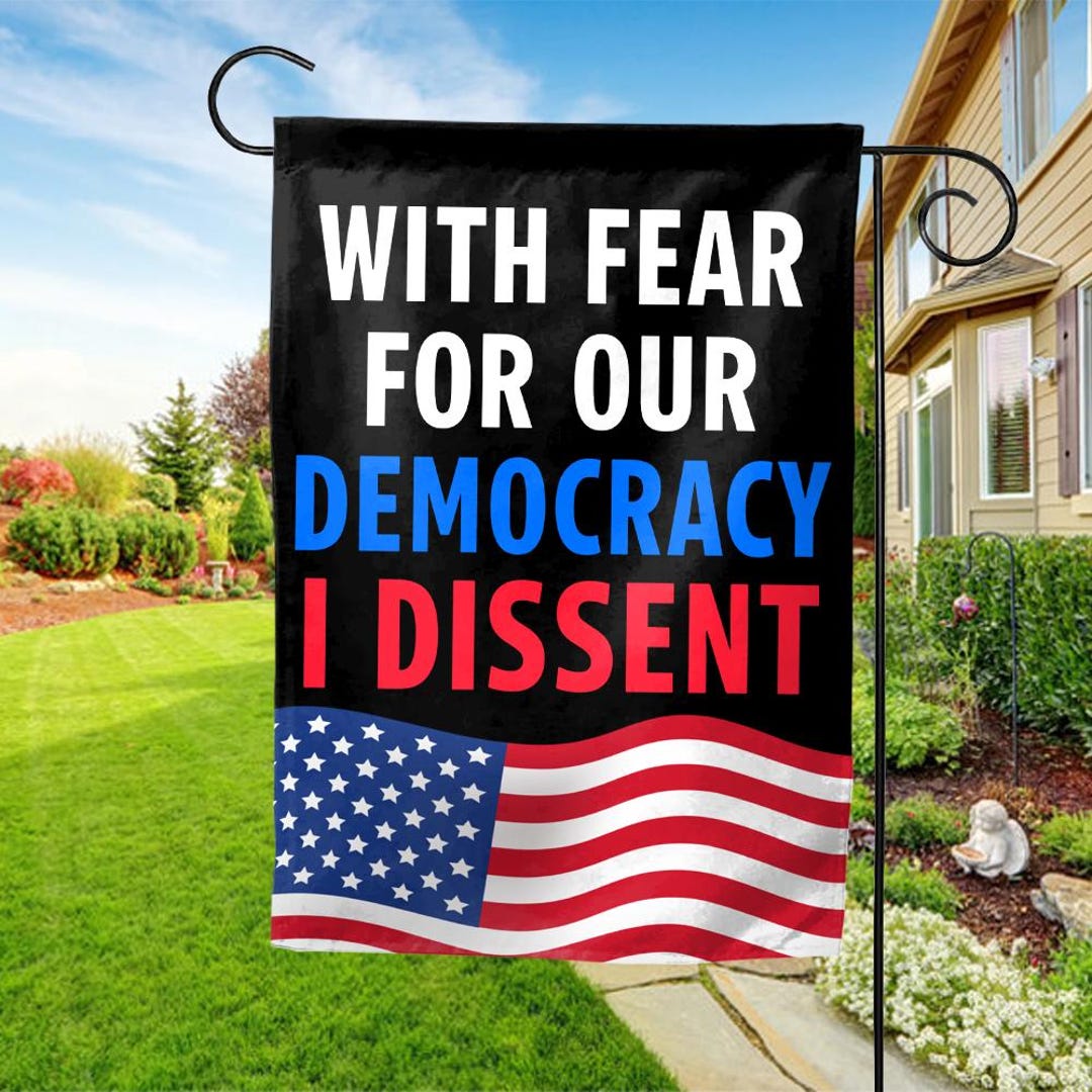 I Dissent Flag, Vote Flag, Anti-trump Flag, Democracy Flag,post ...