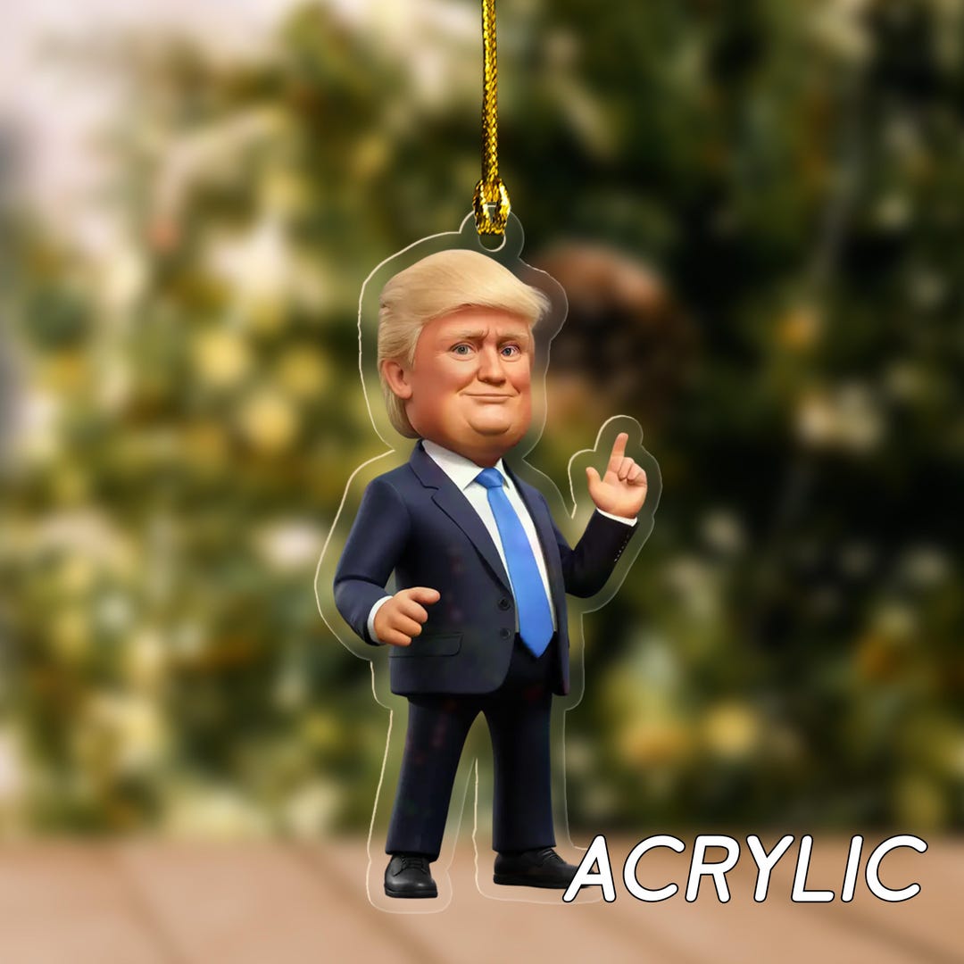 Stand With Trump Ornament, President Trump Ornament, Bulletproof Trump ...