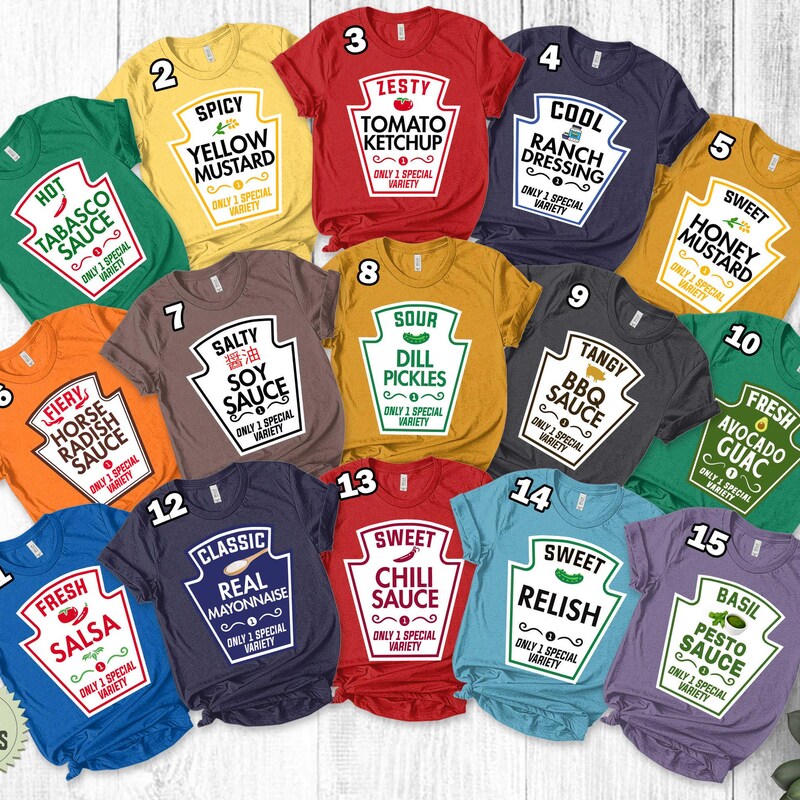 Condiment Shirt - Etsy