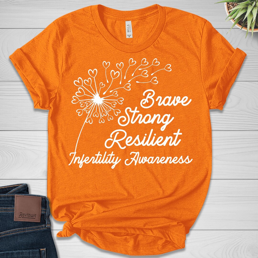 Infertility Awareness Shirt, Infertility Support Tee,infertility ...