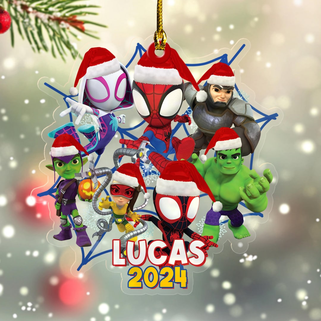 Personalized Disney Spidey & His Amazing Friends Christmas Ornament ...