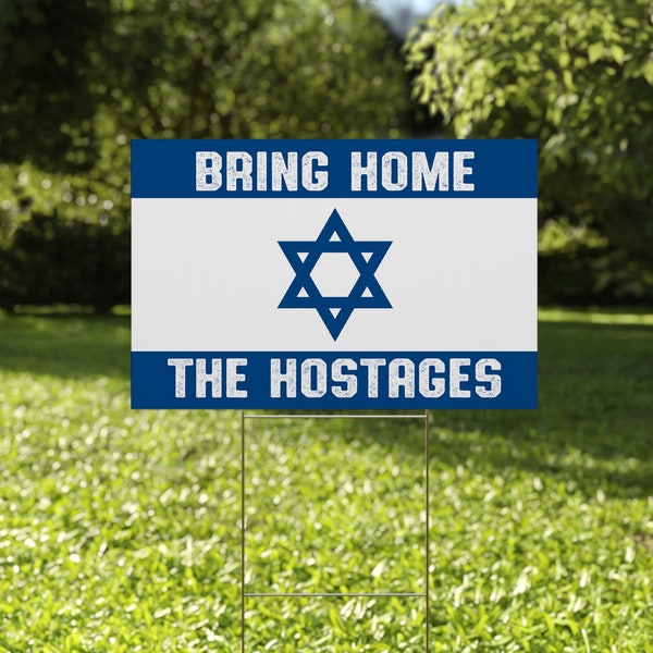 I Stand With Israel Yard Sign - Etsy