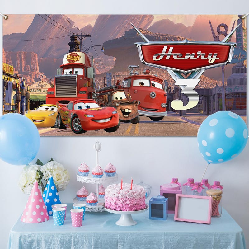 Car Birthday Banner - Etsy