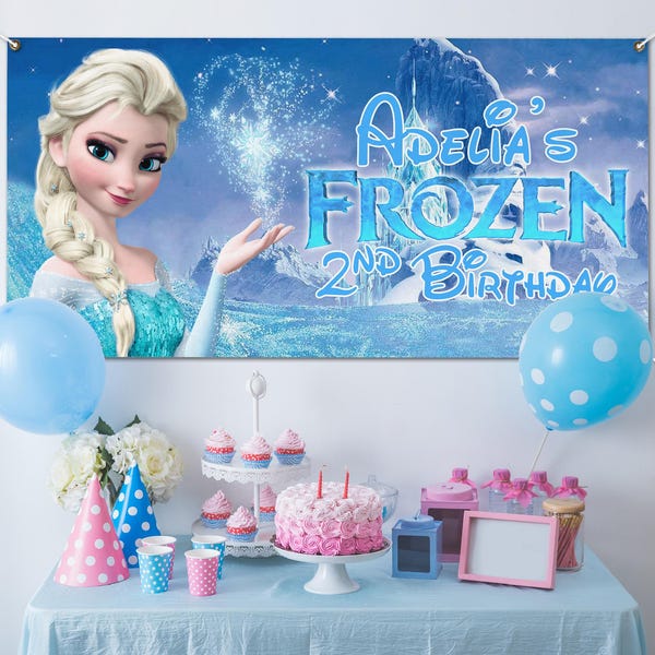 Frozen Backdrop - Etsy