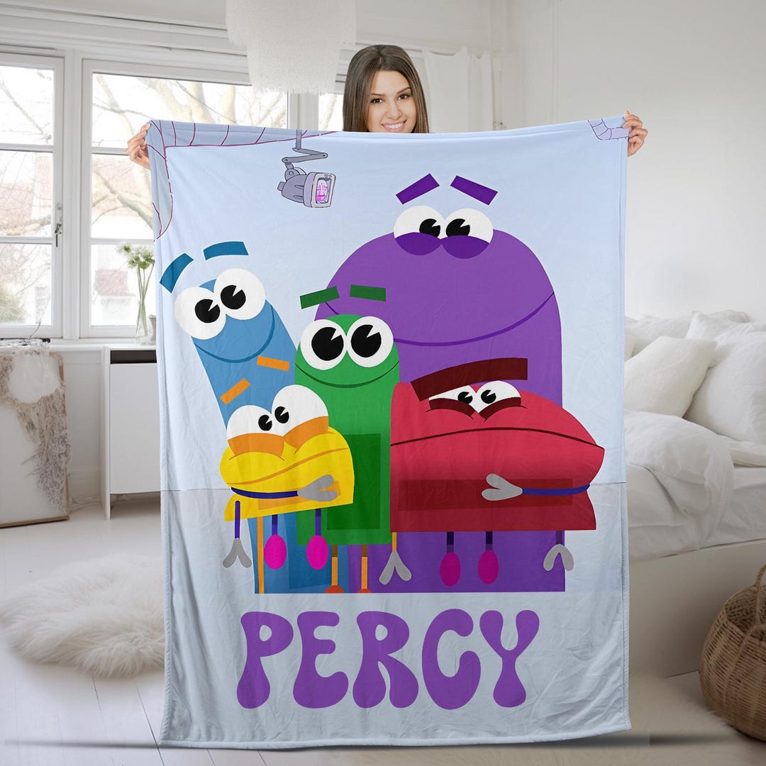 Personalized Storybots Answer Team Blanket,storybot Birthday Gift ...