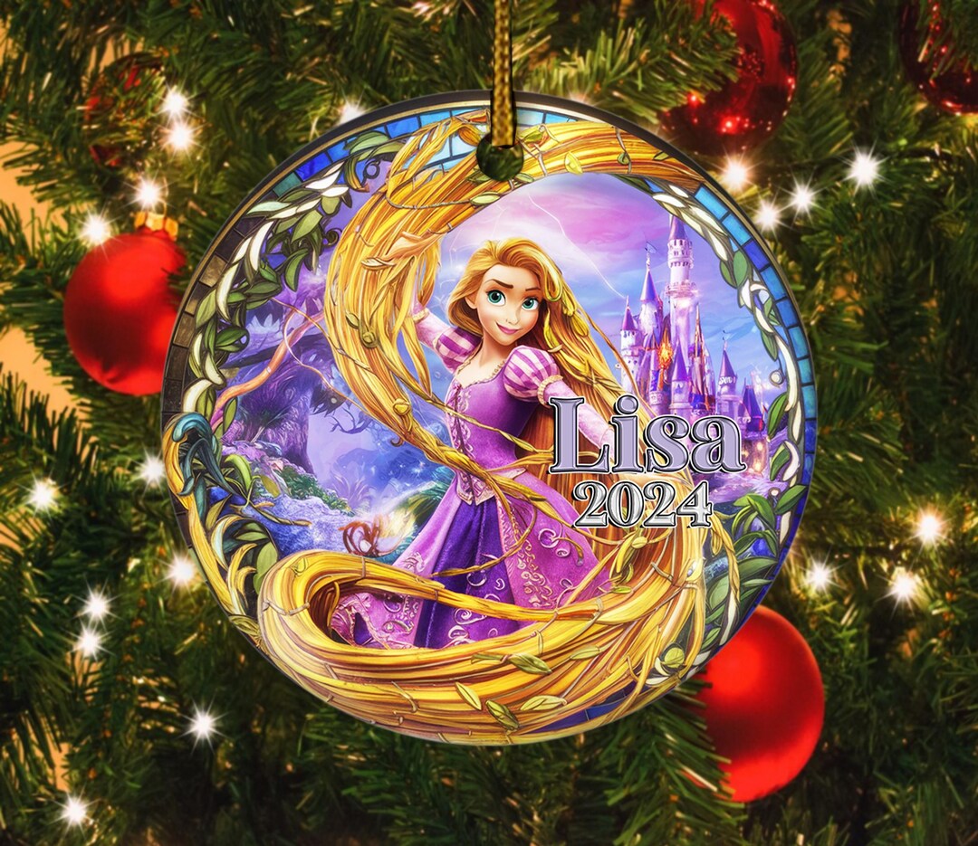 Personalized Princess Rapunzel Ornament, Princess Ornament,princess ...
