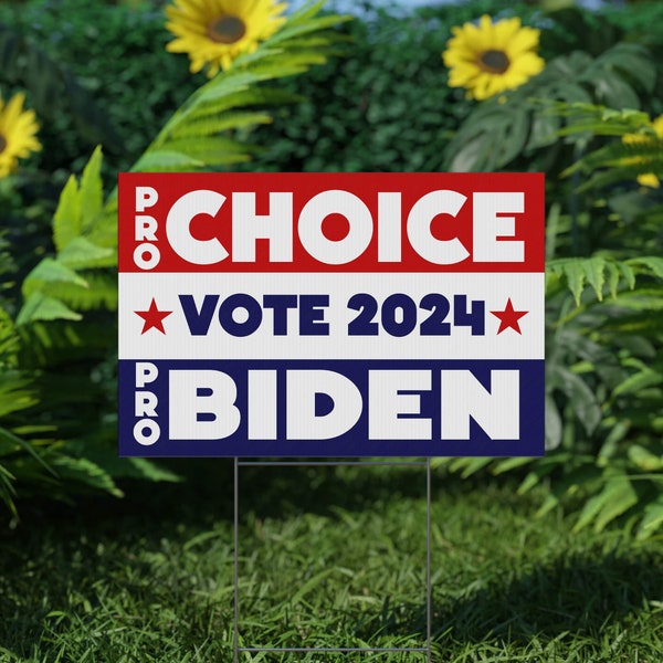 2024 Yard Sign Biden Womens Reproductive - Etsy