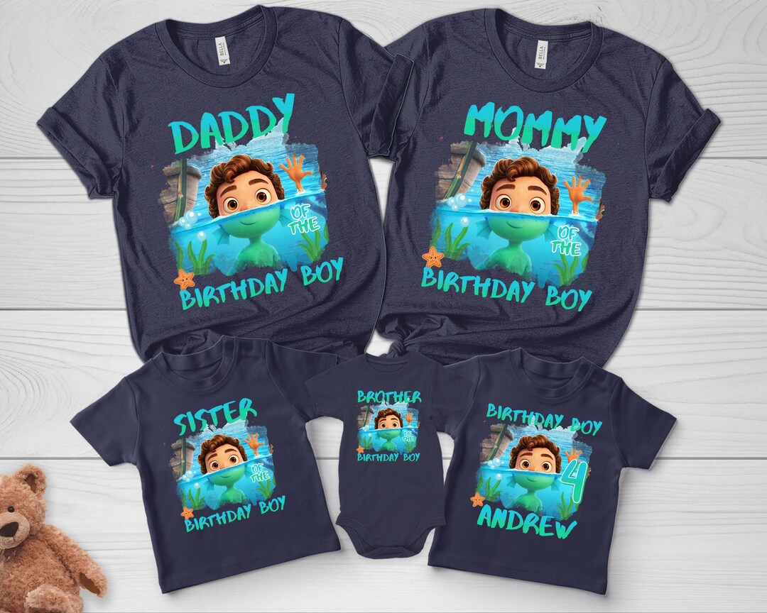 Luca Birthday Shirt, Luca Family Birthday Shirts, Birthday Boy Shirt ...