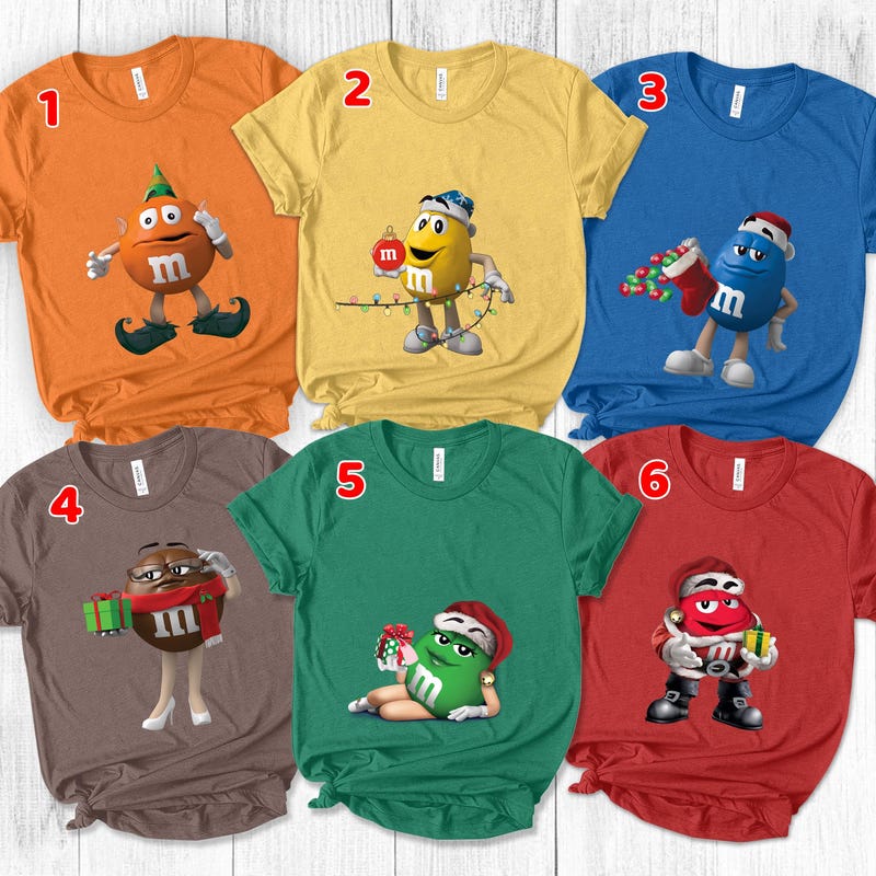 M&m T Shirt - Etsy