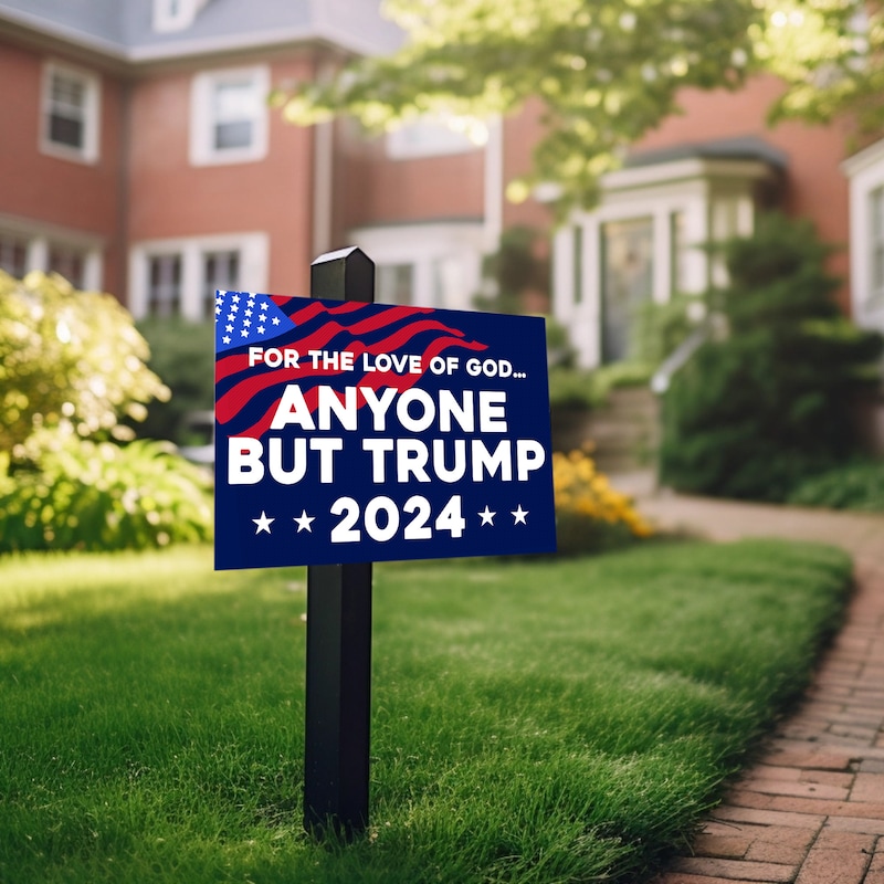 Anti Trump Yard Sign - Etsy