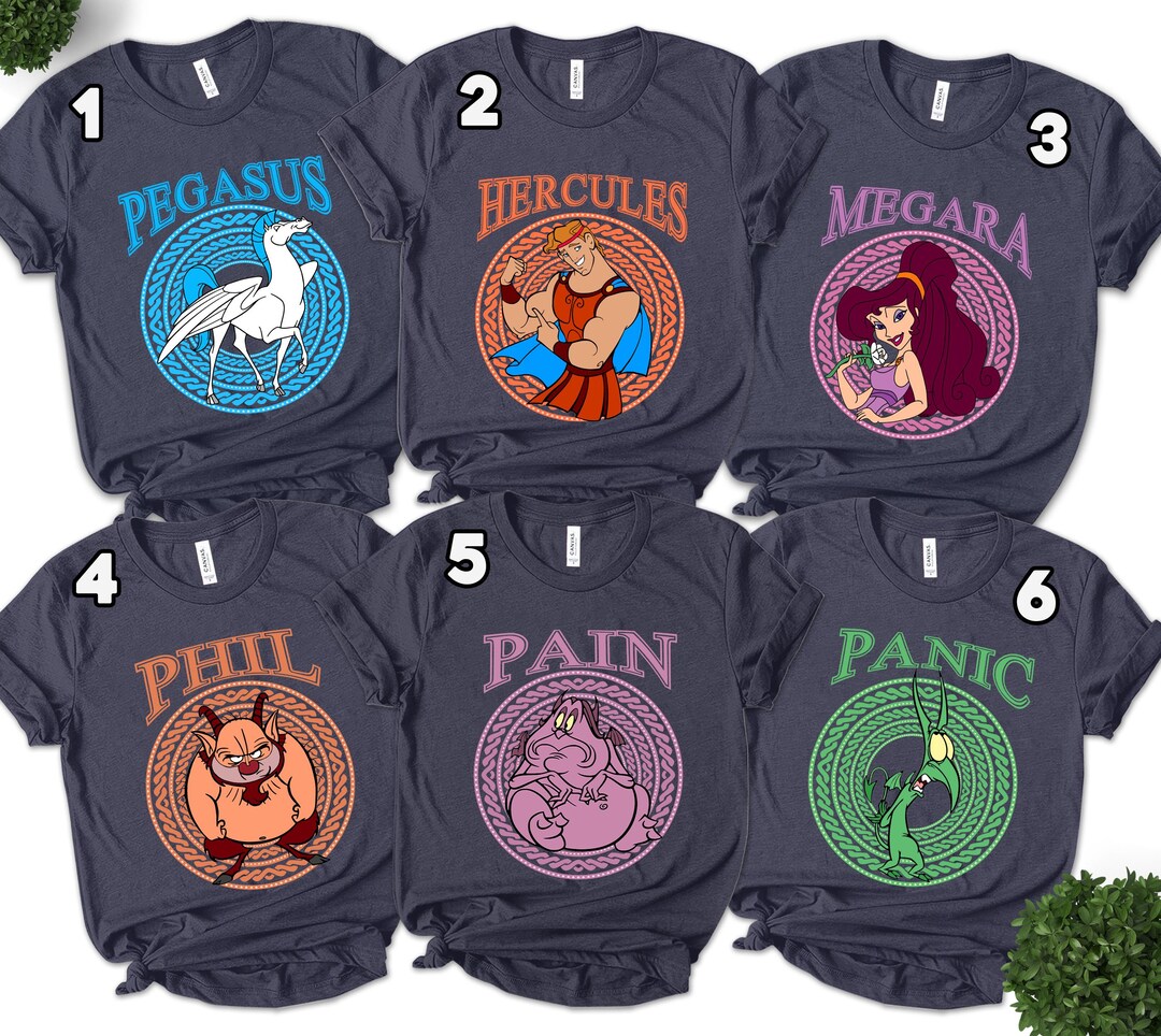 Disney Hercules Family Birthday Shirts, Vintage Hercules Tees, Funny ...