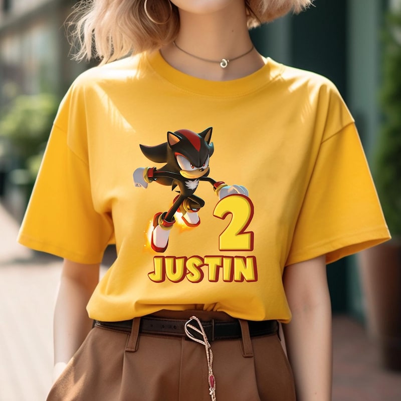 Shadow the Hedgehog Shirt - Etsy