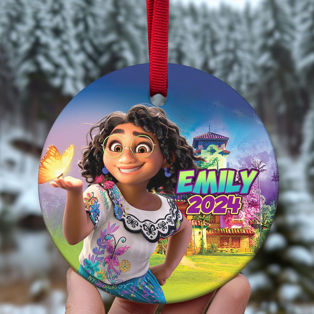 Custom Name Disney Moana Ornament, Christmas 2024 Ornament, Disney ...