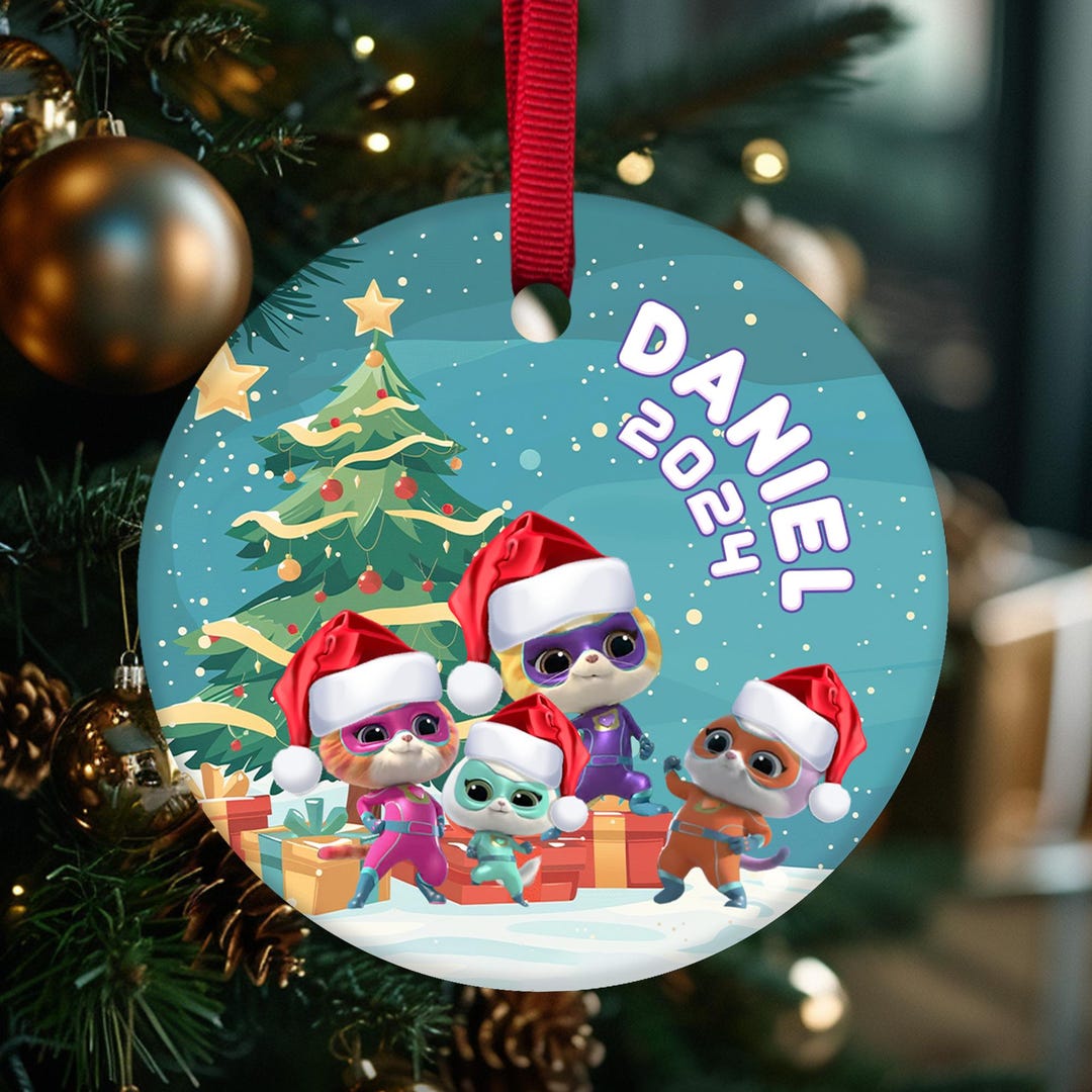 Disney Super Kitties Ornament, Buddy Cat Ornament, Bitsy Cat Ornament ...