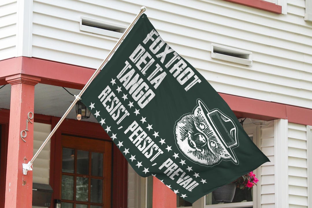 Foxtrot Delta Tango Flag, Anti-trump Garden Flag, Anti-autocracy Flag ...