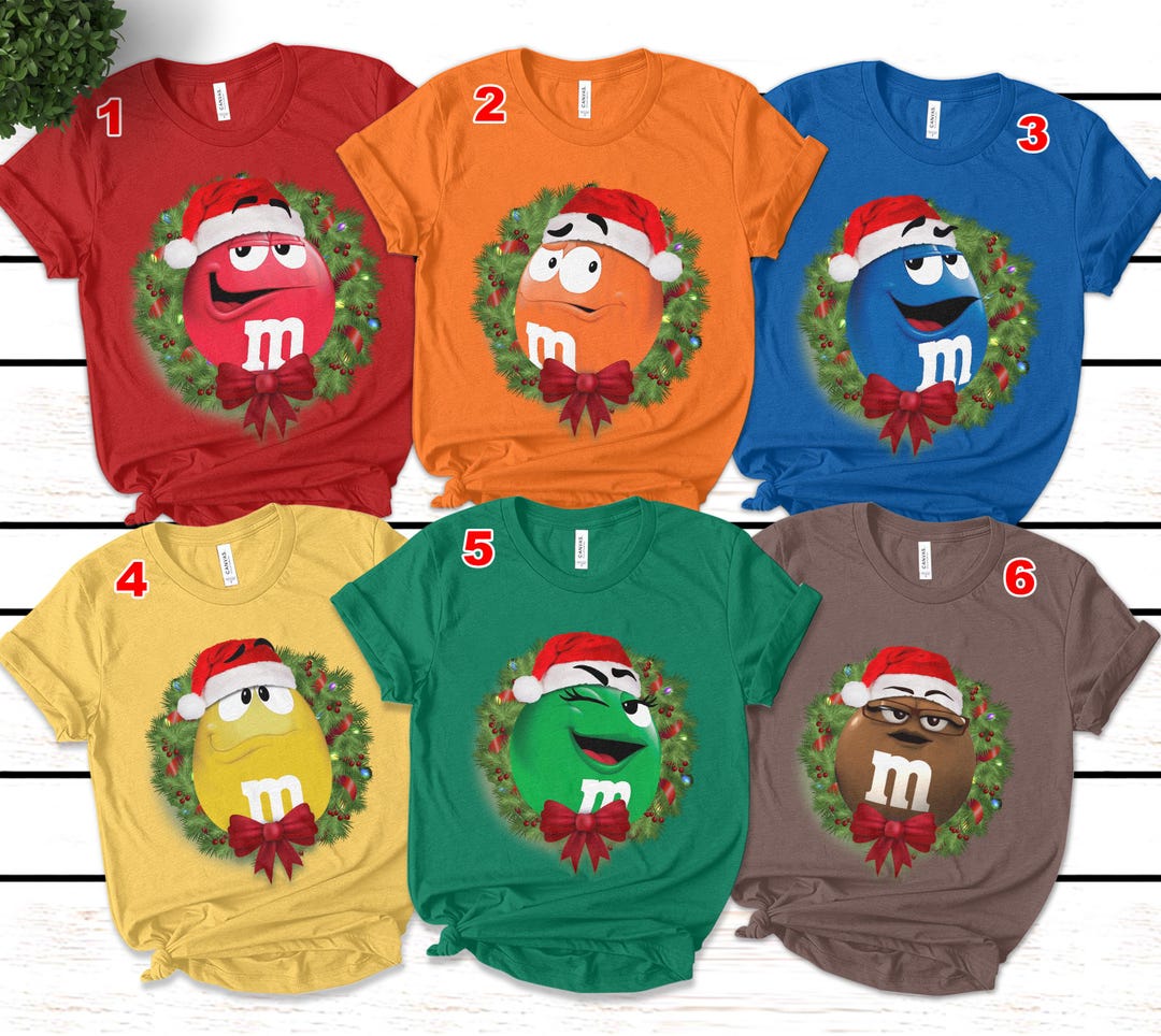 M&M Candies T Shirt, M and M Matching Family Shirt Group MM Shirt ...