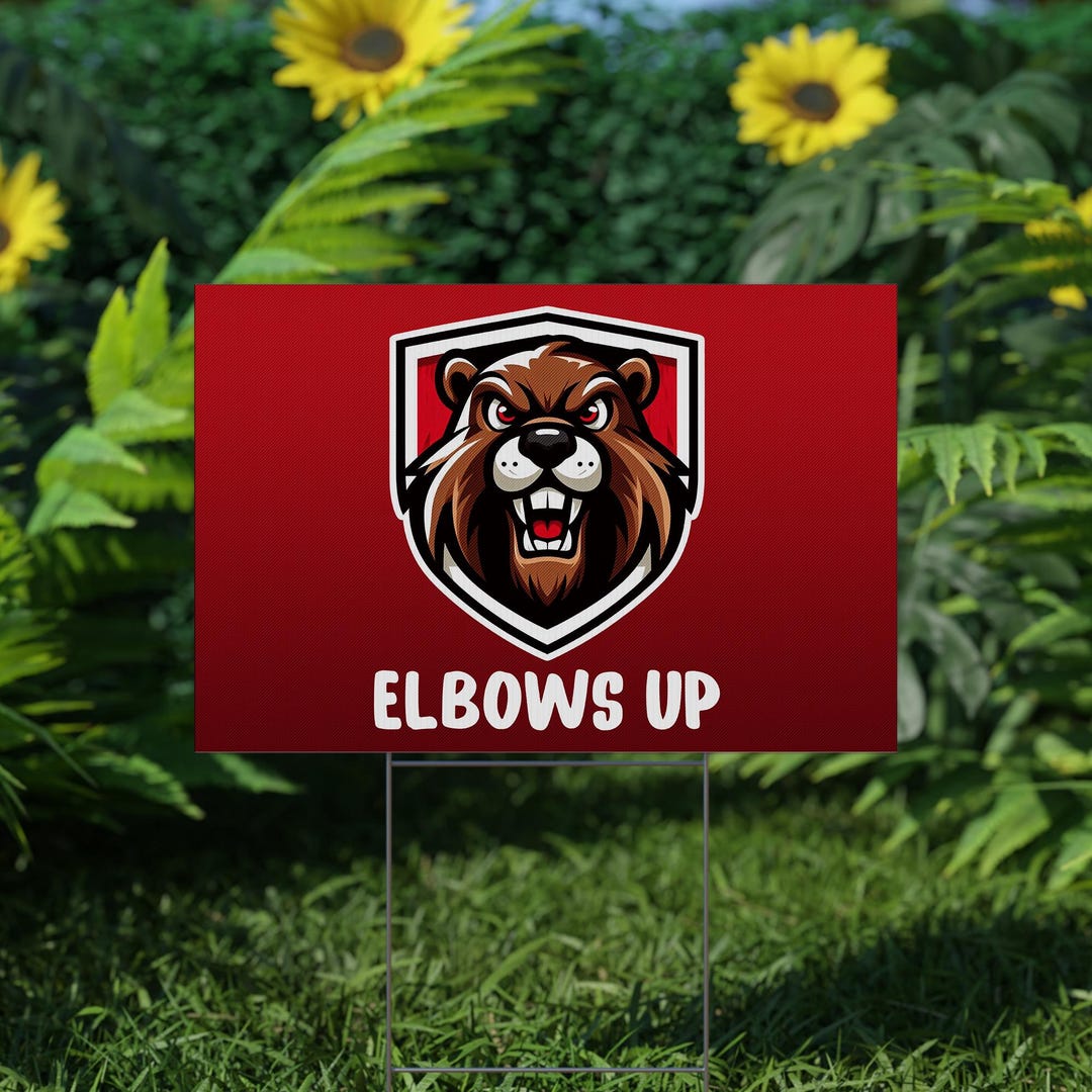 Elbows up Canada Yard Sign – True North Strong & Free, Proud Canadian ...