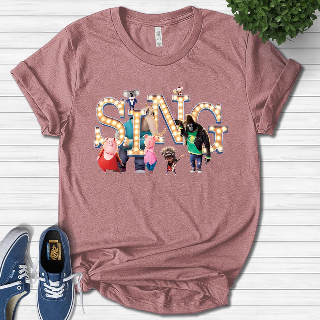 Sing Family Birthday Shirt, Sing Party Shirt, Sing Shirt, Sing ...