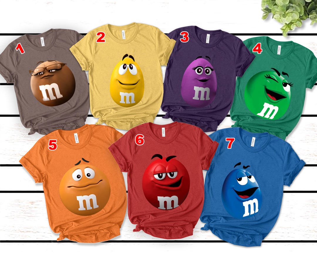 M & M Shirt, Matching Costume Shirt, M and M Group Shirt, Group Candy ...