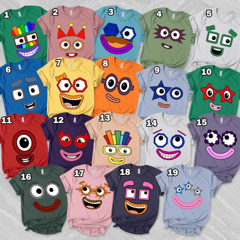 Number Block Halloween Costume - Etsy