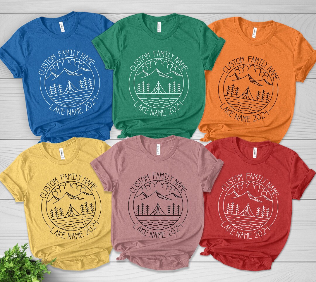 Custom Camp Shirt, Camp Custom T-shirt, Camp Crew Tshirt, Camping ...