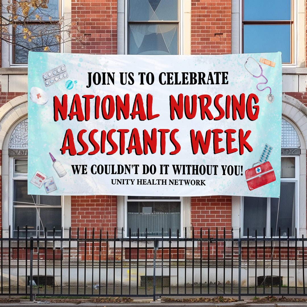 National Nurses Week Appreciation Banner, Nurse Appreciation Day Sign ...
