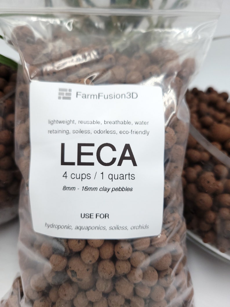 Leca Balls - Expanded Clay Pebbles - 4 Cups / 1 Quart - Etsy