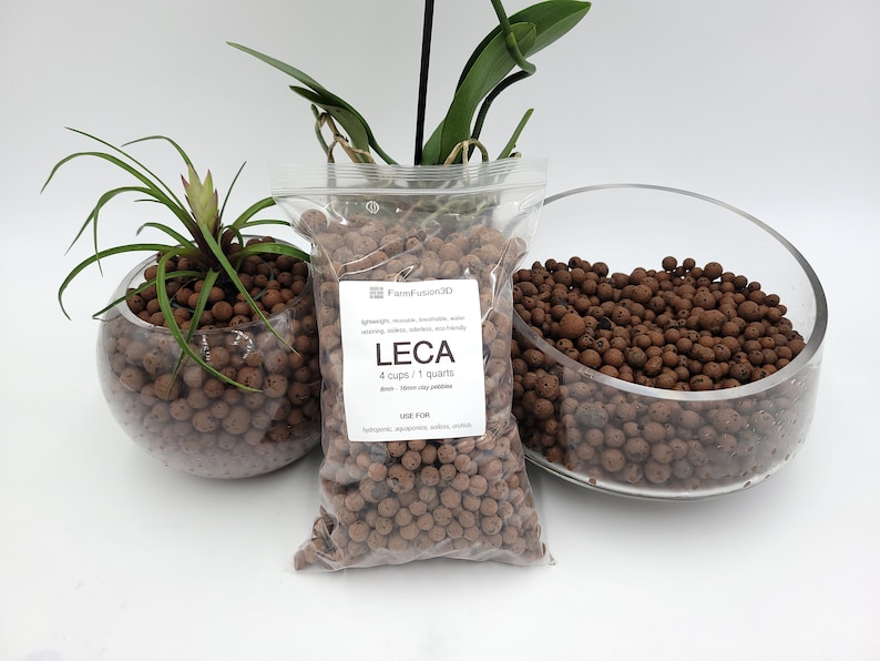 Leca Balls - Expanded Clay Pebbles - 4 Cups / 1 Quart - Etsy