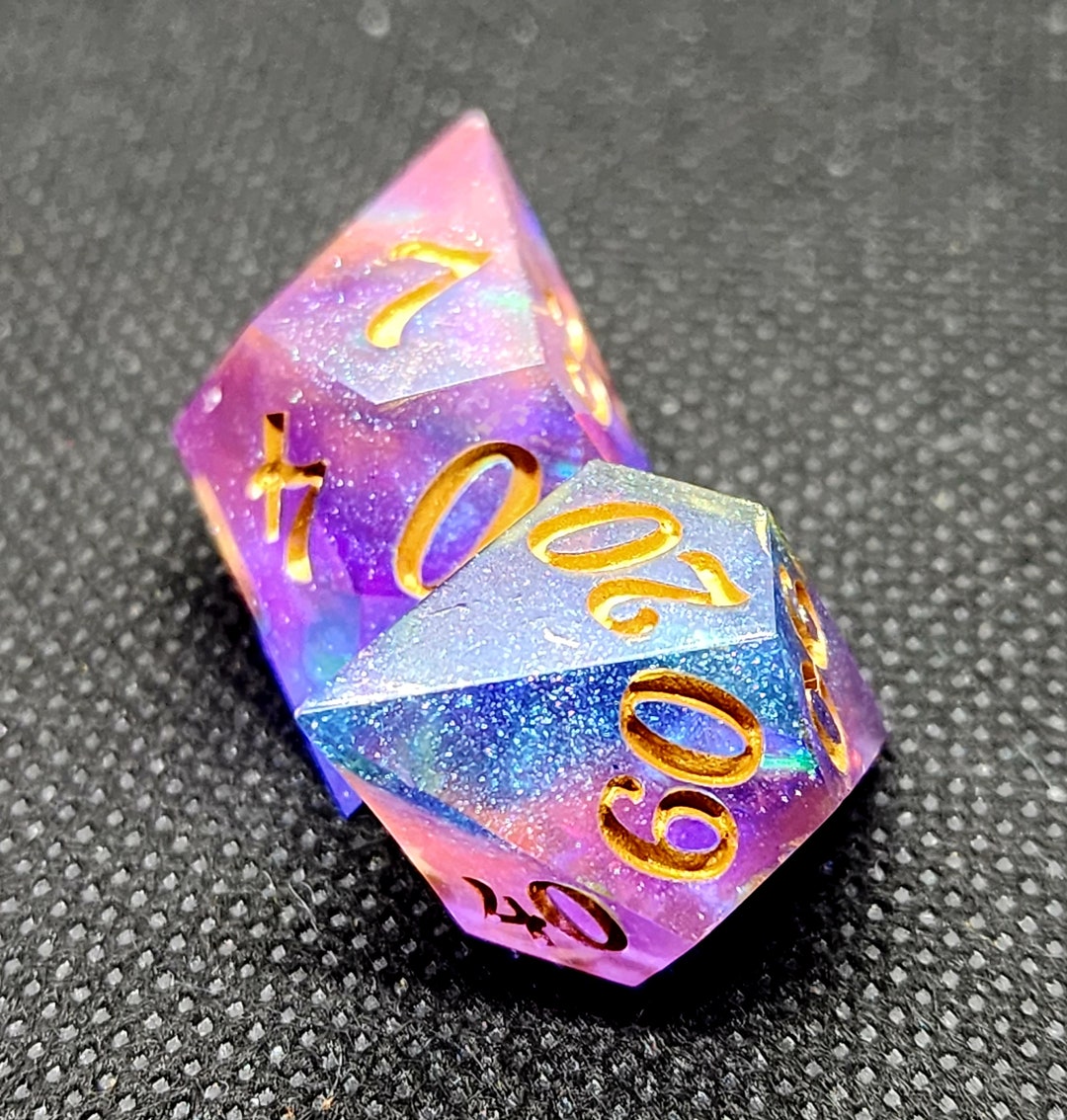 Nebulae 7 Piece Dice Set - Etsy