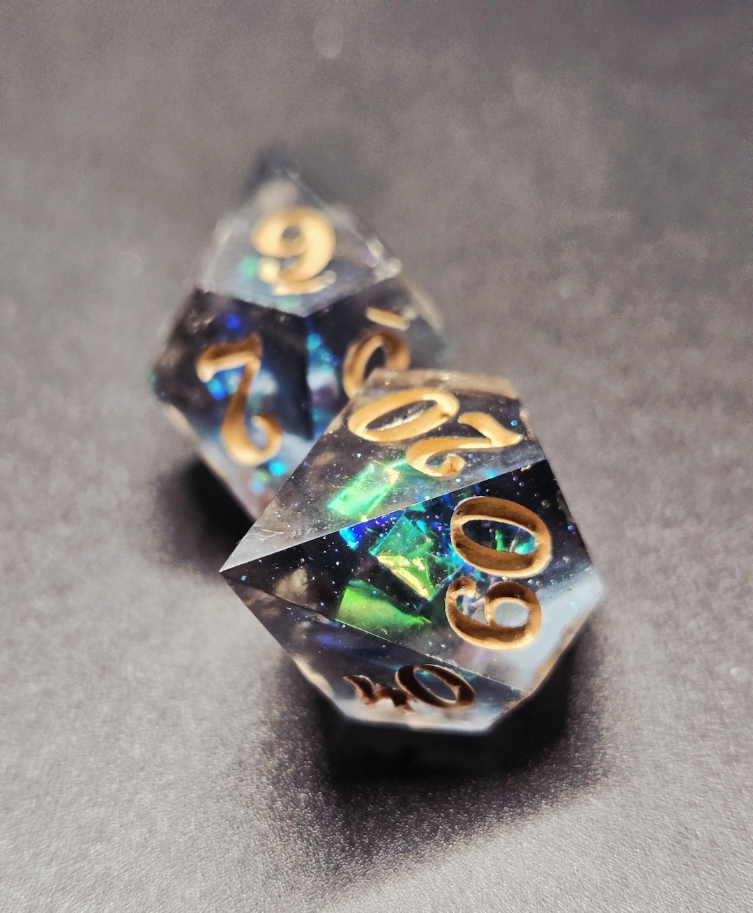 Northern Lights - 7 Piece Dice Set - Etsy