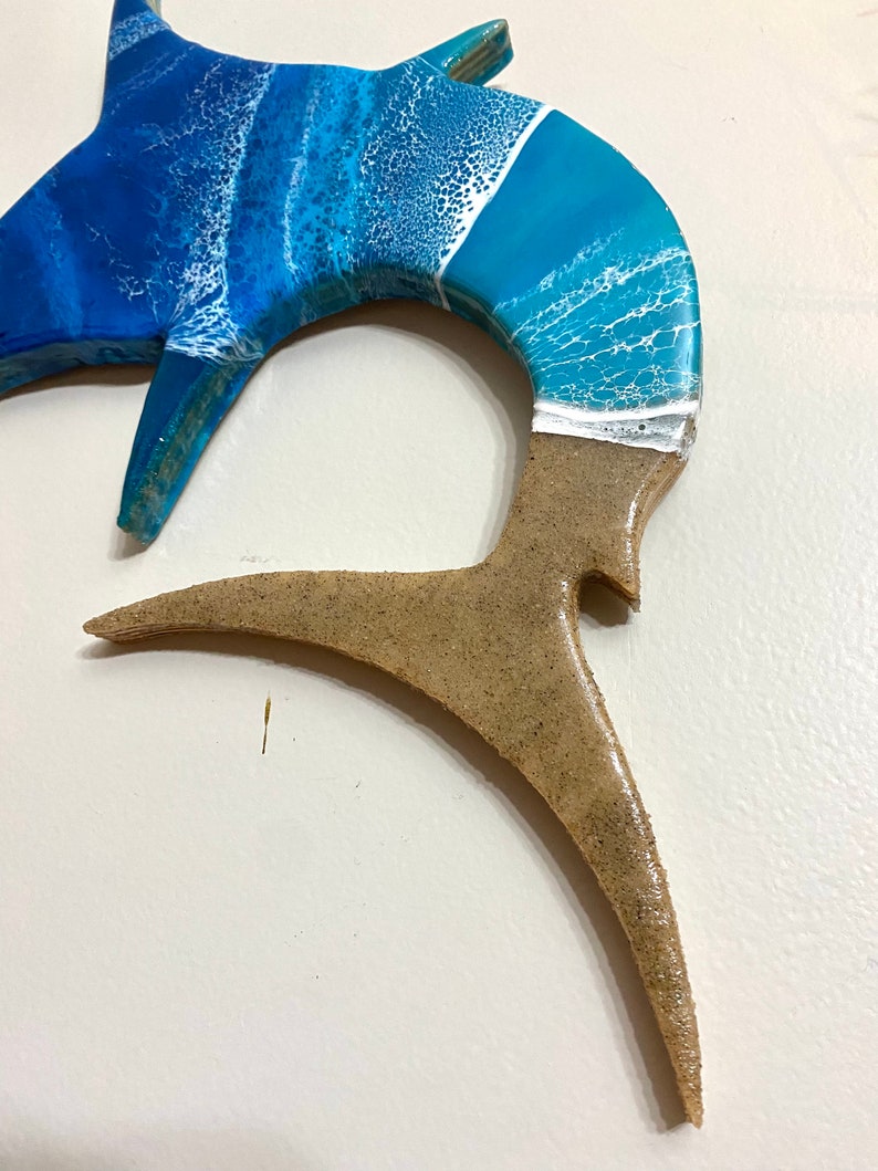 Resin Blue Marlin Wall Décor - Etsy