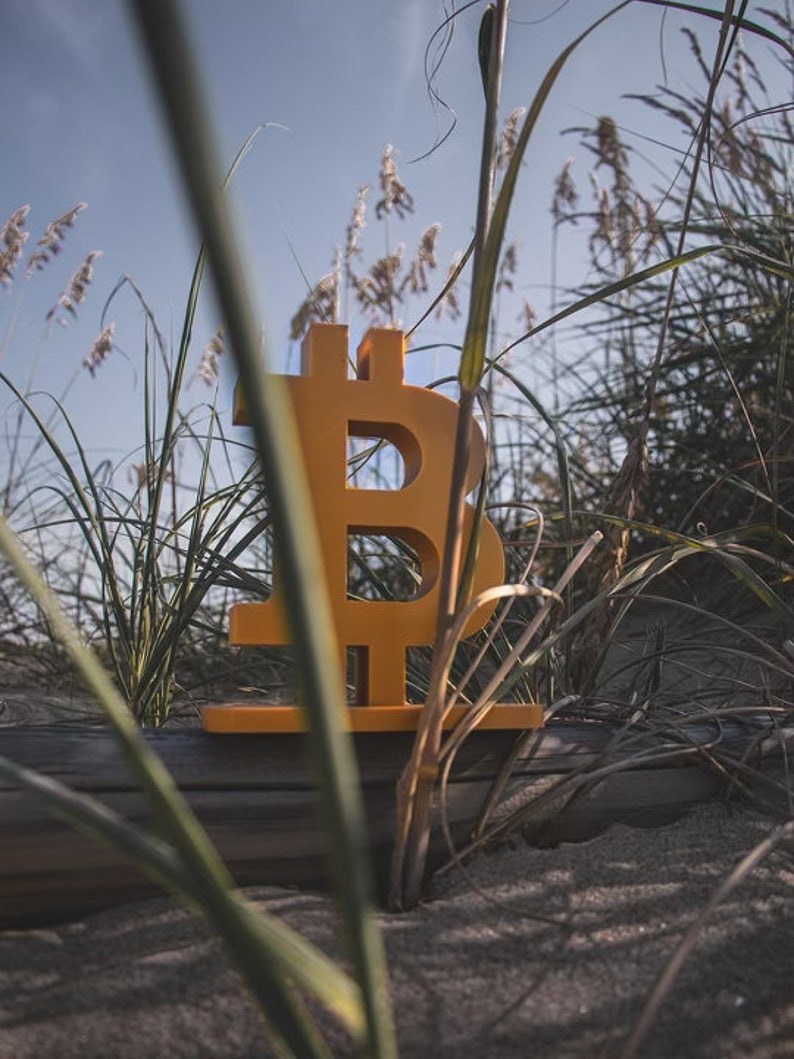 3D Printed Bitcoin Logo Bitcoin Stand | Etsy