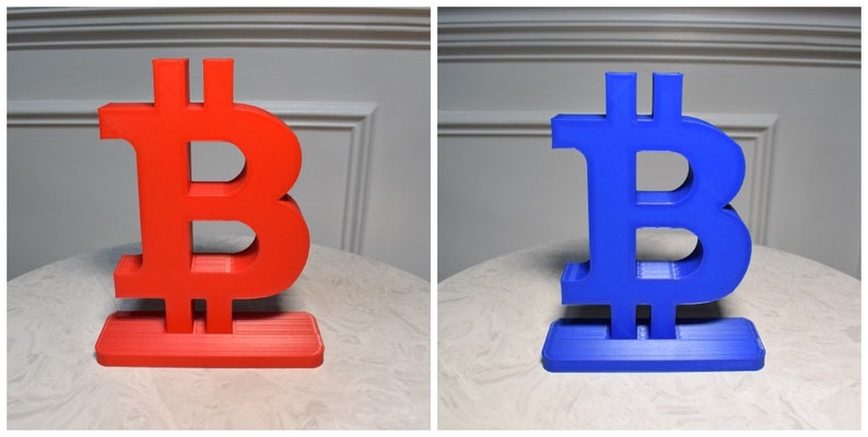 3D Printed Bitcoin Logo Bitcoin Stand | Etsy