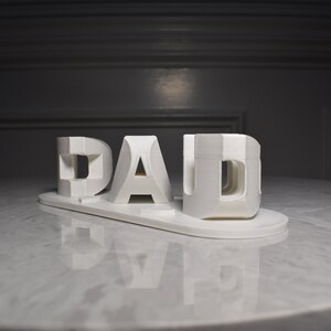 I Love You Dad 3D Printed Ambigram - Etsy