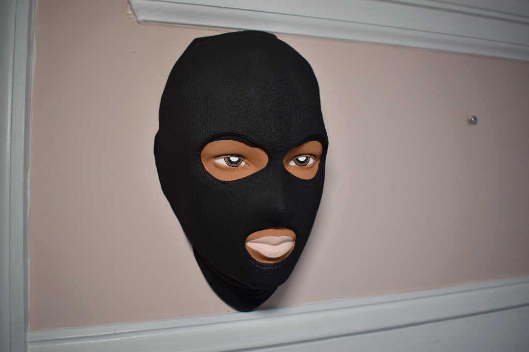 Ski Mask Wall Art Painted 3D Printed Figurine - Etsy