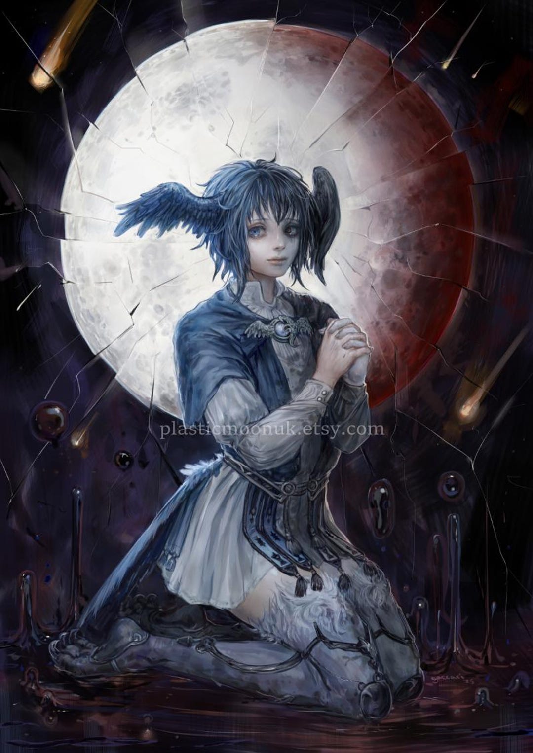 Meteion Endwalker A4 Art Print Final Fantasy 14 Ffxiv - Etsy