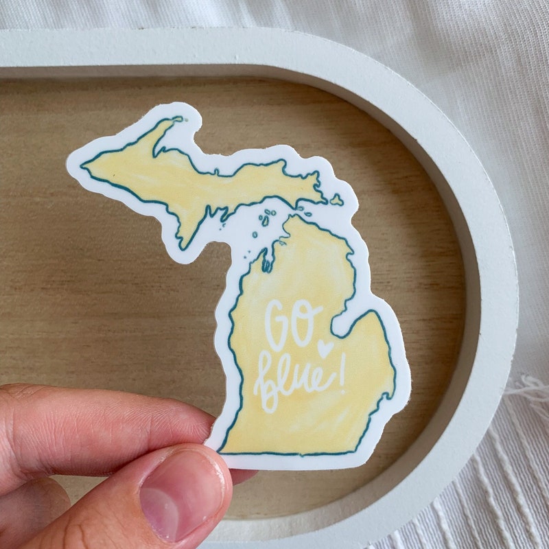 Michigan Sticker - Etsy