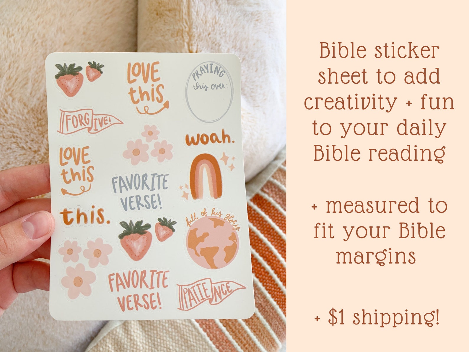 Bible Sticker Sheet Bible Journaling Sticker Waterproof - Etsy
