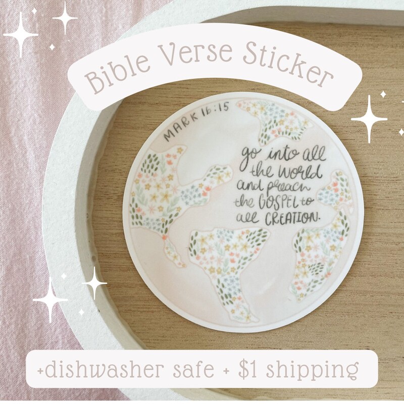 Bible Verse Sticker - Etsy
