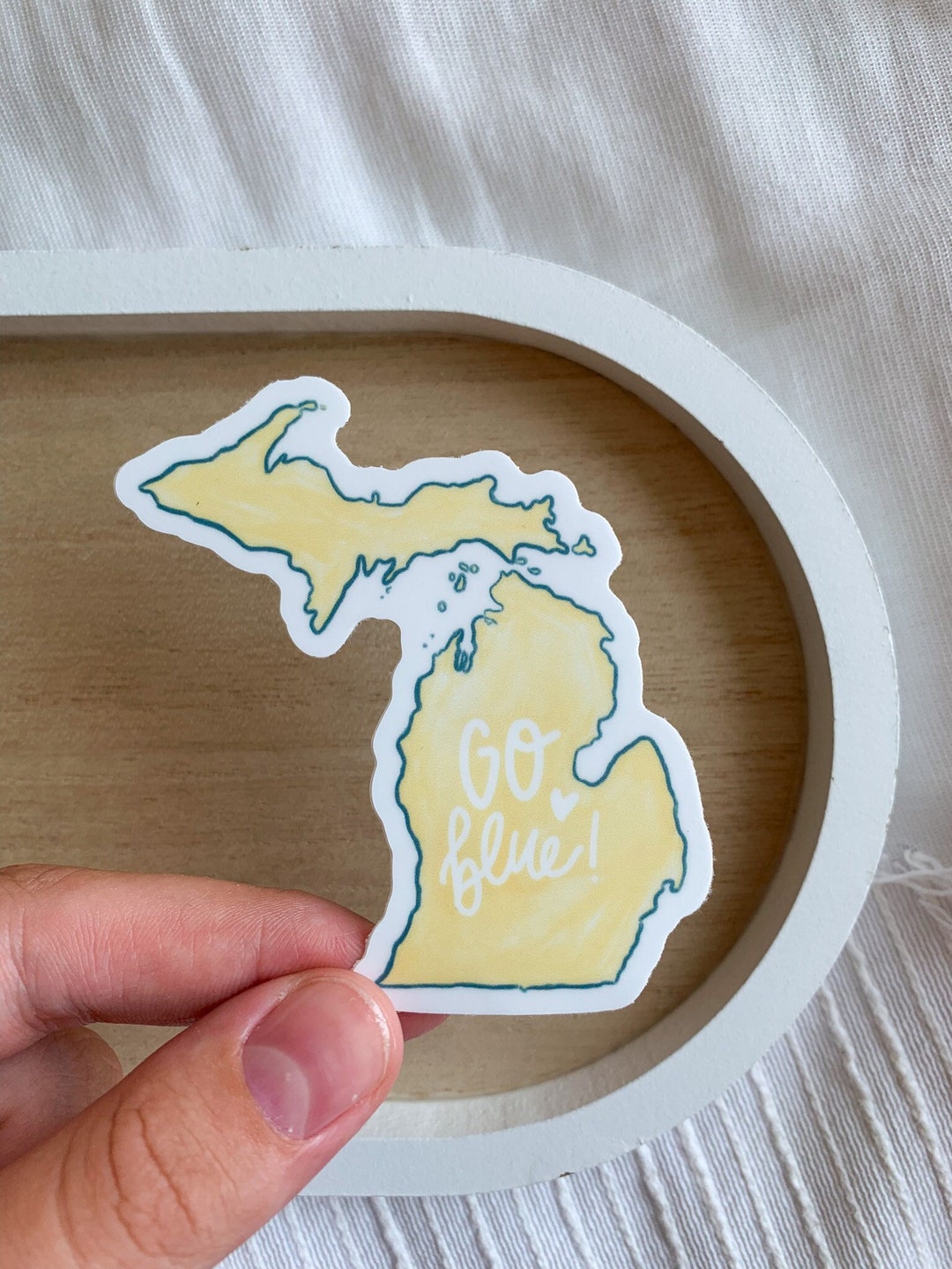 University of Michigan Sticker | Go Blue Dishwasher Safe Waterproof ...
